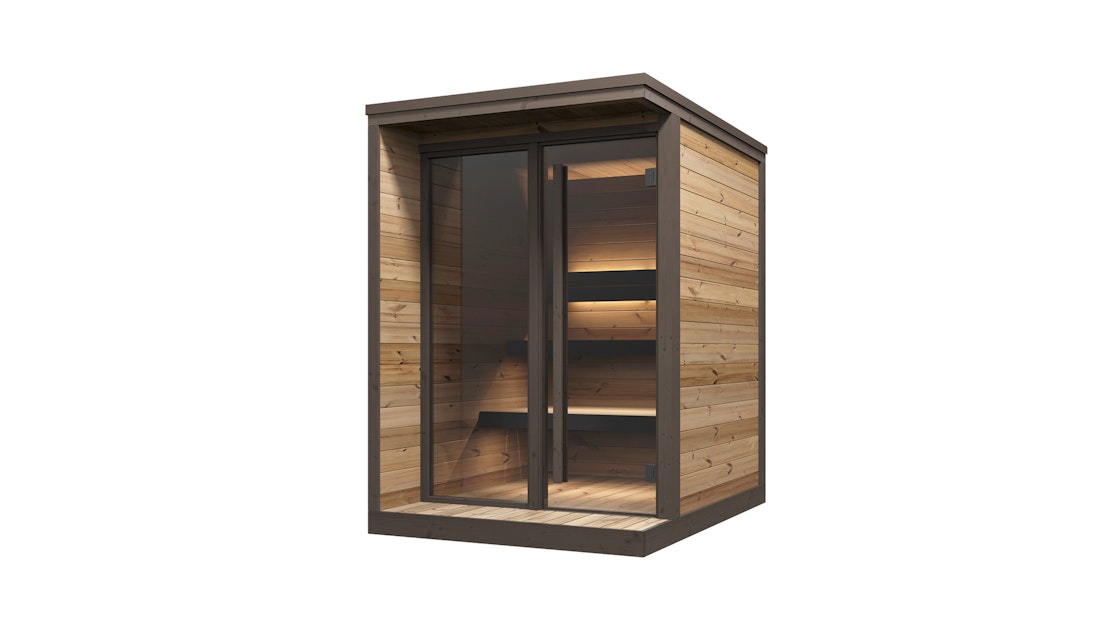 Weka Design Saunahaus Viira 1 mit Thermoholz - 40 mm kaufen