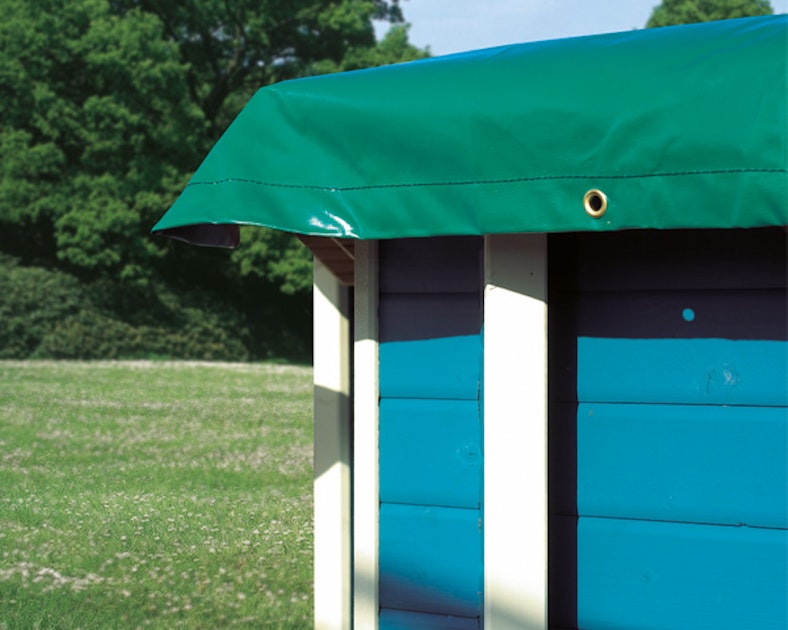 Karibu Winterabdeckfolie für Ovalform/Hexagon/Oktagon-Pools Modelle 1/2 ...